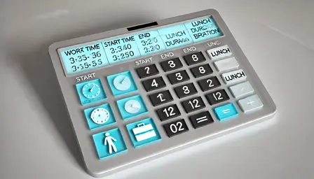 Hour Calculator With Lunch - Online Calculators